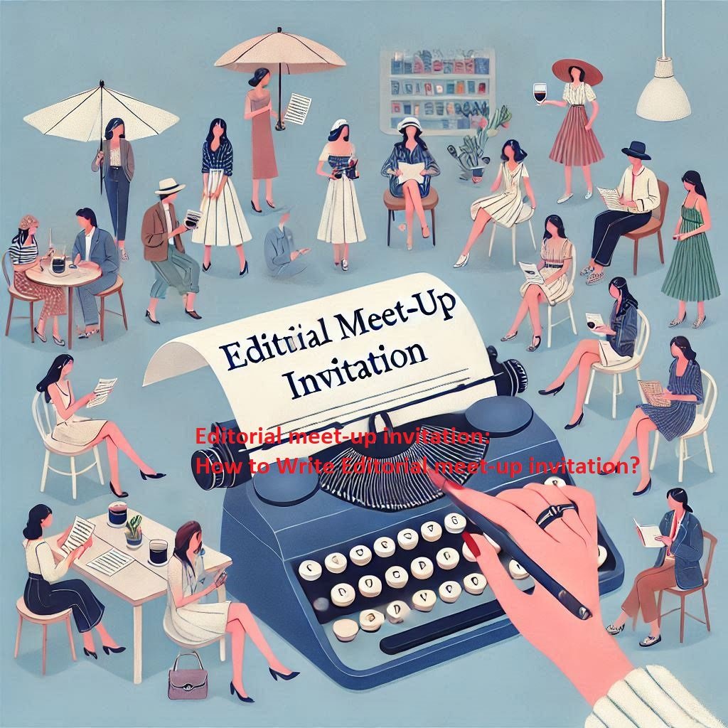 Editorial meet-up invitation: How to Write Editorial meet-up invitation ...