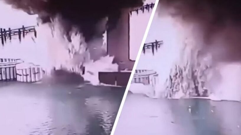 Ukraine Hits Crimea Bridge linking Crimea to Russia with Underwater ...